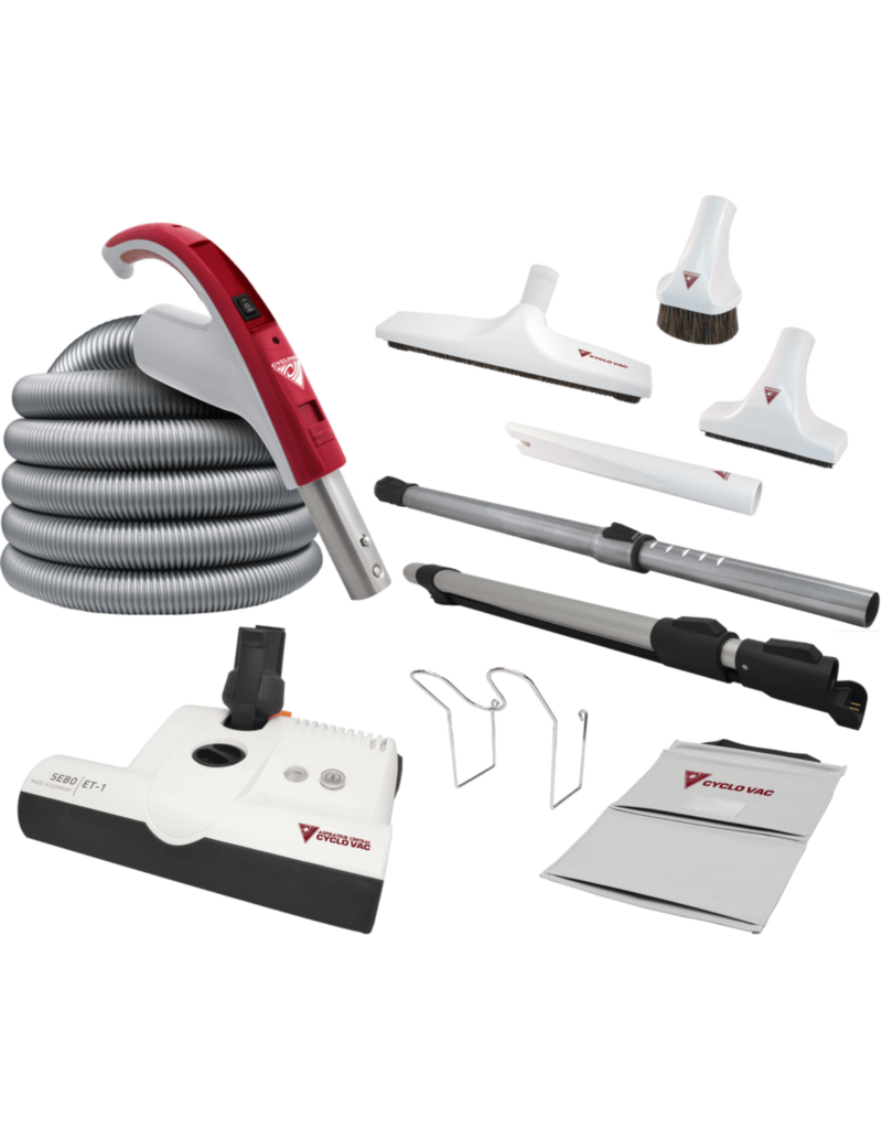 Cyclo Vac 35 Foot Premium Package with Butlers Powerhead - Smart Vacuum ...